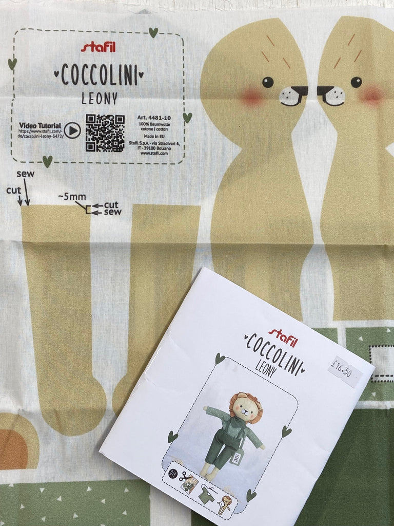 Stafil Coccolini Soft Toy Leony Lion Panel – Fabric Shack Malmesbury
