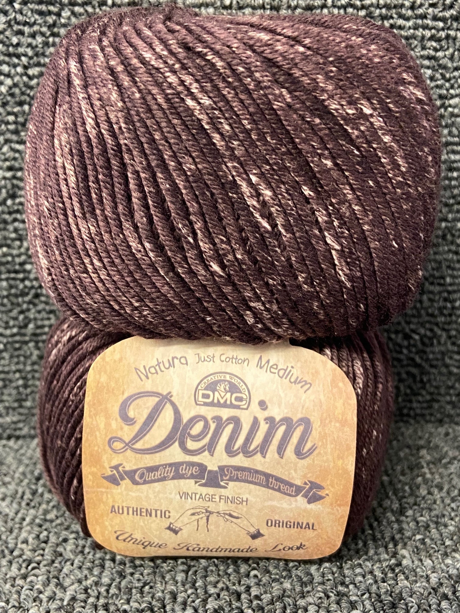 DMC Denim Vintage Finish 100% Cotton Yarn 50g Various Colours – Fabric ...