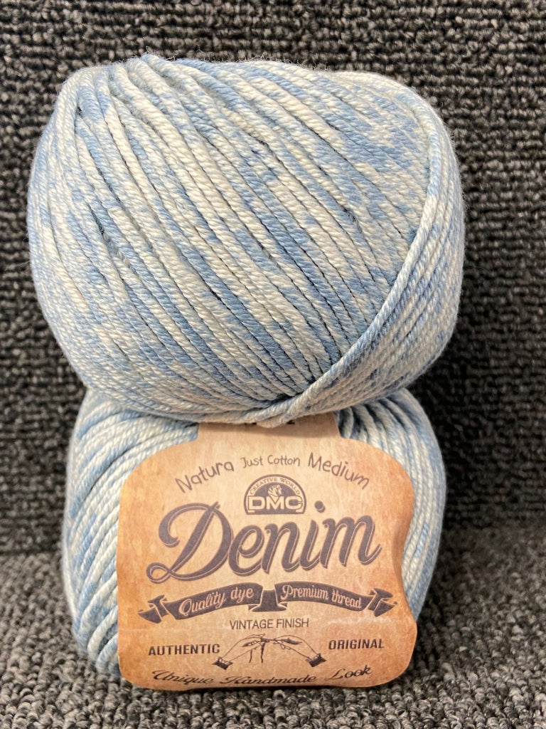 DMC Denim Vintage Finish 100% Cotton Yarn 50g Various Colours – Fabric ...