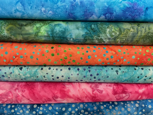 Moda Colour Crush Batik Strawberry 436342 Cotton Fabric by 1/4 Metre ...