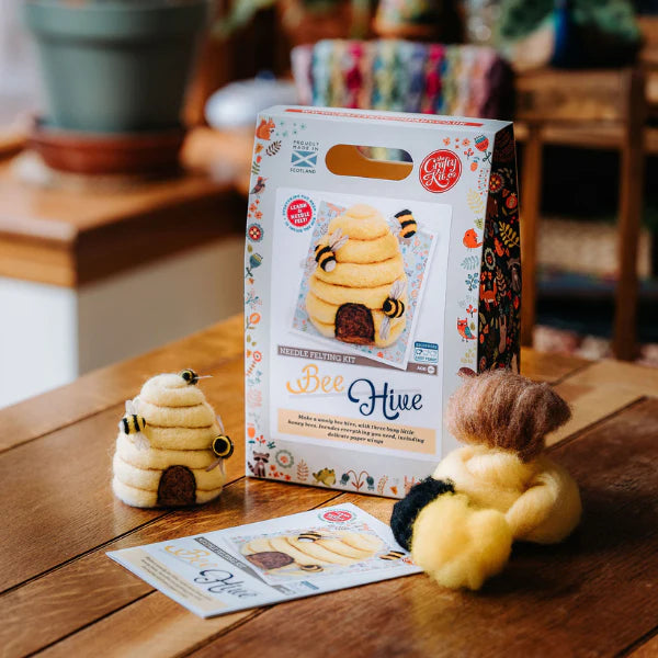 The Crafty Kit Company Bee Hive Needle Felting Kit – Fabric Shack ...