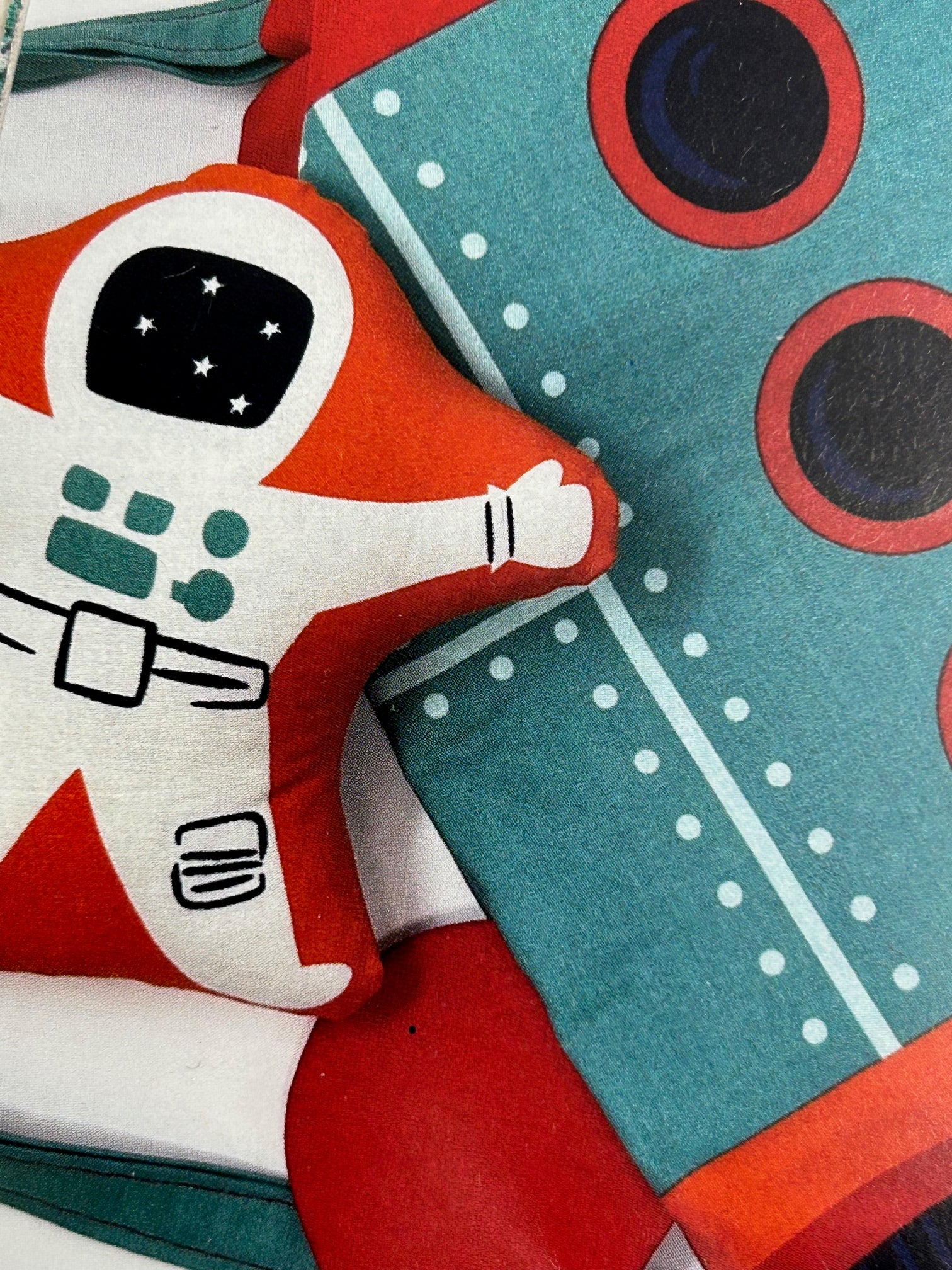 321 Blast Off by Stacy Iest Hsu for Moda Cotton Fabric Rocket Back Pac ...