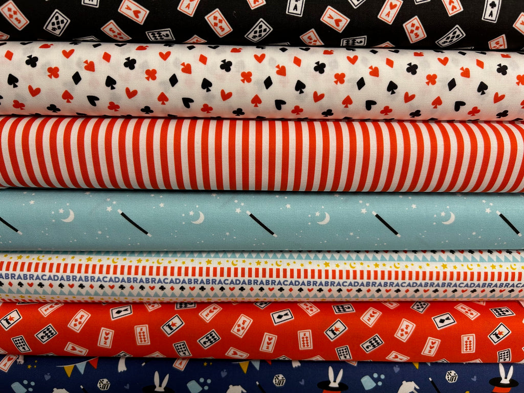 Abracadabra for Camelot Fabrics Magic Wand Light Blue Cotton Fabric by ...