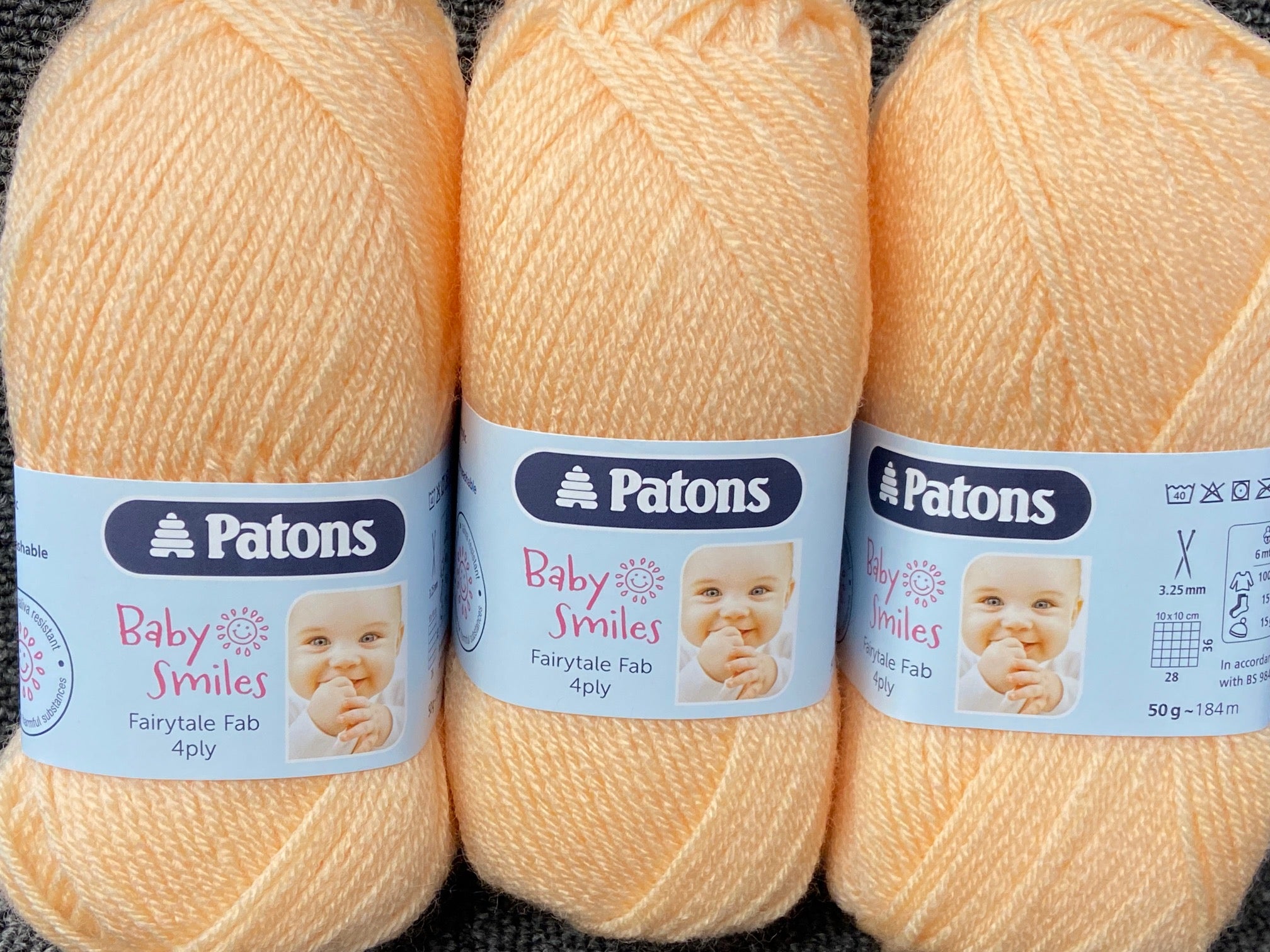 Patons Baby Smiles Fairytale Fab 4ply Wool/Yarn 50g Various Colours ...