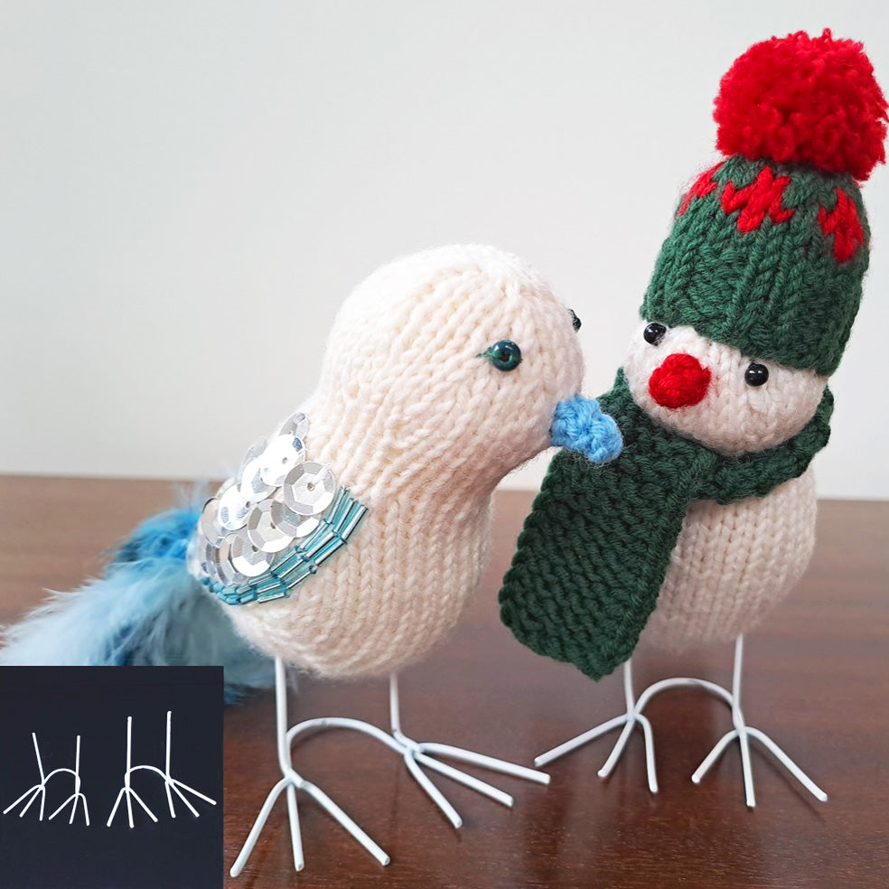 Habico Signature Collection Needle Felting Accessories Bird Feet White ...