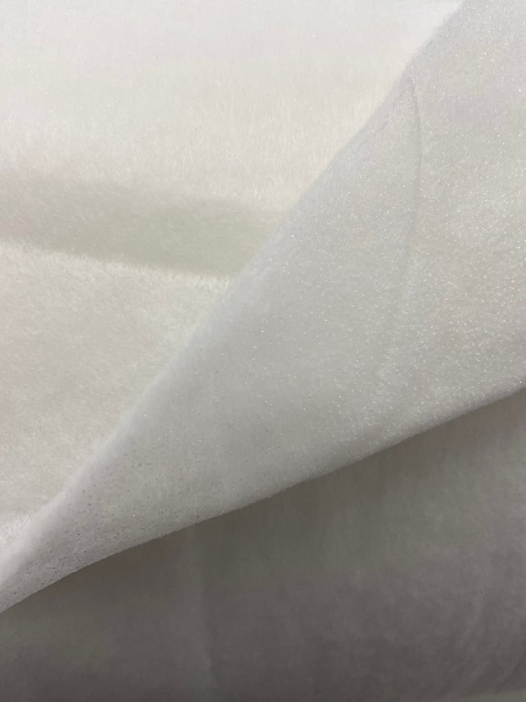 Hemline Fusible Iron on Polyester Fleece Wadding 90cm/35" Wide by 1/2 ...