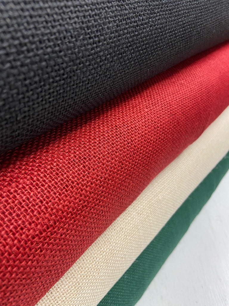 Coloured Hessian Jute by 1/2 Metre – Fabric Shack Malmesbury