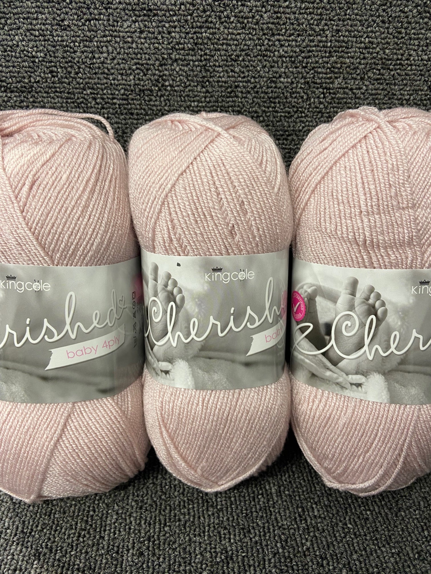 King Cole Cherished Baby 4 Ply Wool Yarn 100g Various Colours – Fabric ...