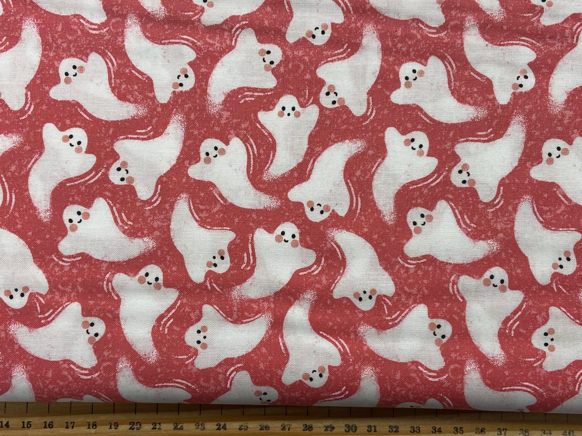 Hey Boo by Lella Boutique for Moda Ghost Love Potion Pink Cotton Fabri ...