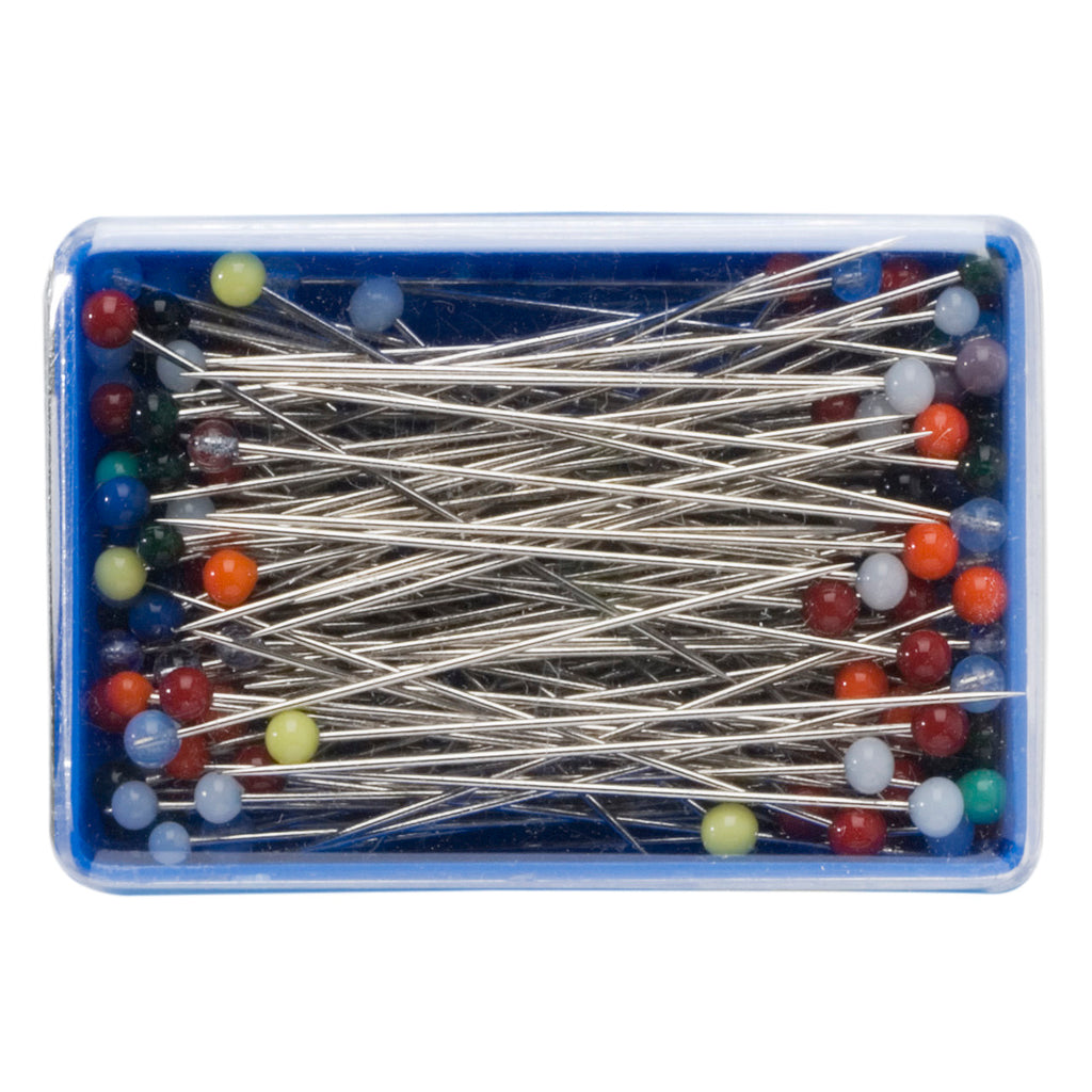 Milward Extra Long Glass Headed Pins 44mm x 0.7mm 20g – Fabric Shack ...