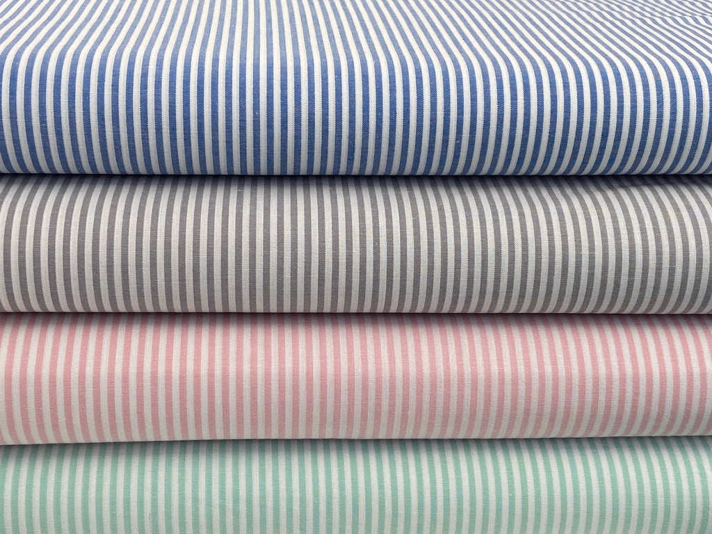 Yarn Dyed Cotton Pink Stripe Fabric by 1/2 Metre – Fabric Shack Malmesbury
