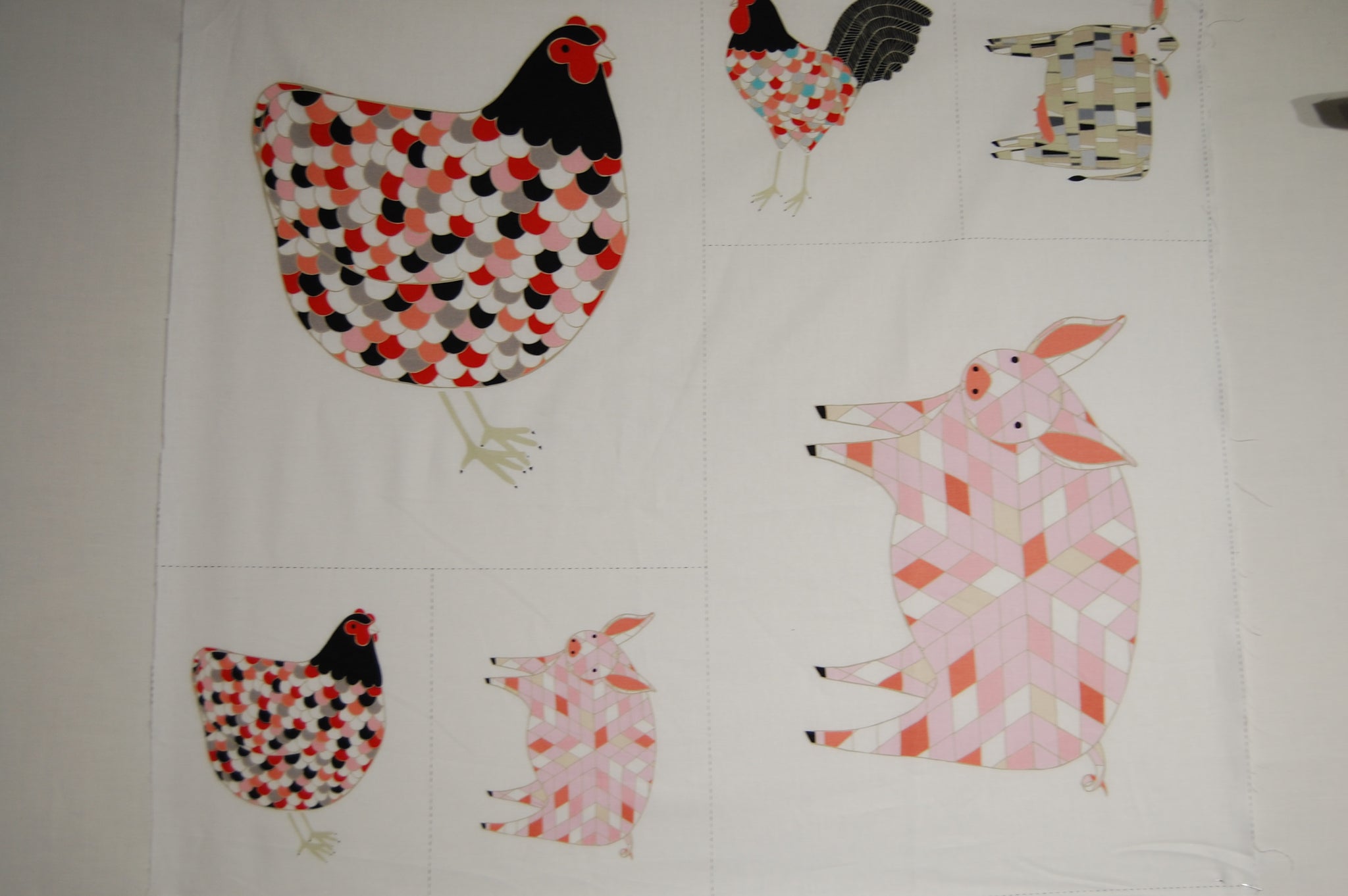 Gingiber for Moda 'Farm Fresh' Farm Animal Panel Colour – Fabric Shack ...