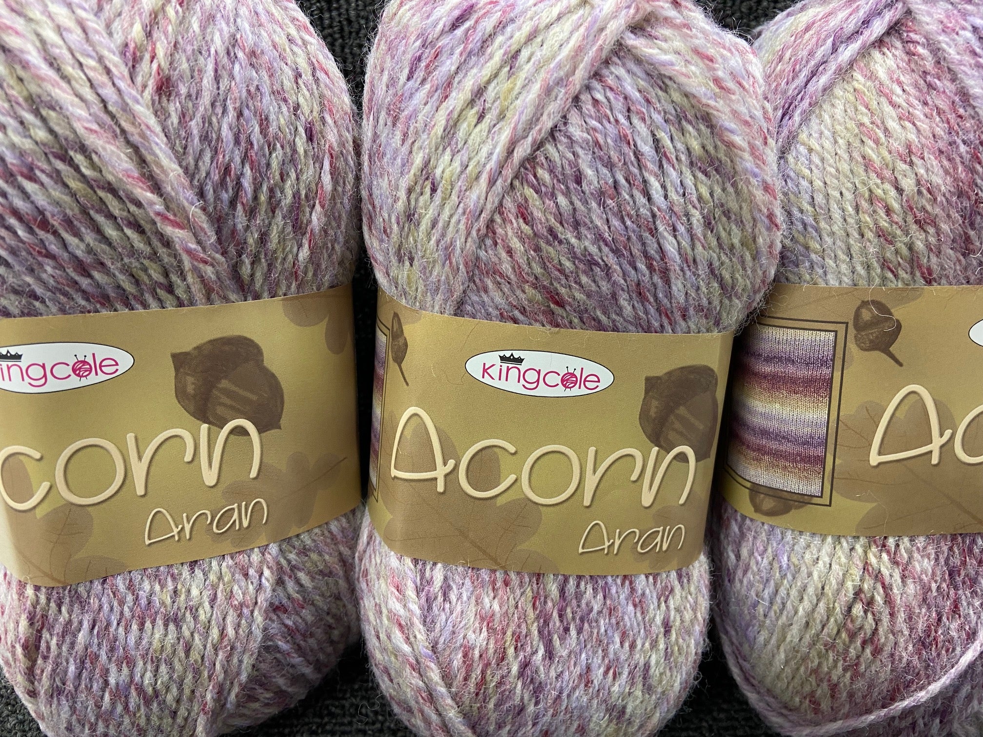 King Cole Acorn Aran Wool Blend Yarn 100g Various Colours – Fabric ...