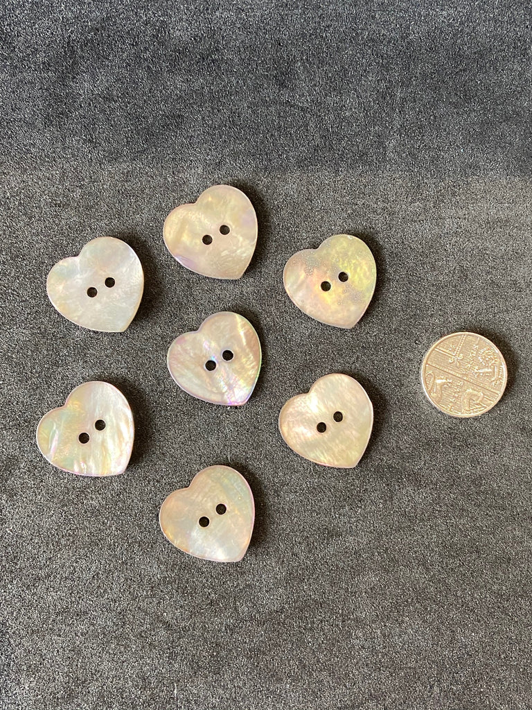 Milward Button Shell Heart 2 Hole 20mm – Fabric Shack Malmesbury