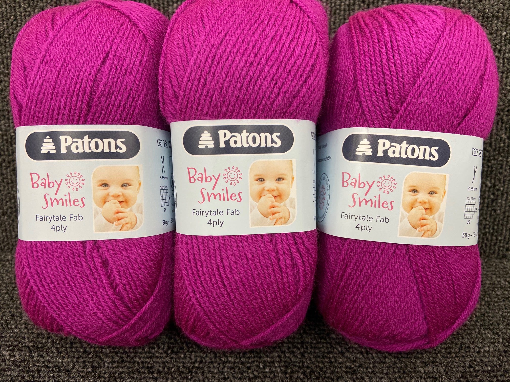 Patons Baby Smiles Fairytale Fab 4ply Wool/Yarn 50g Various Colours ...