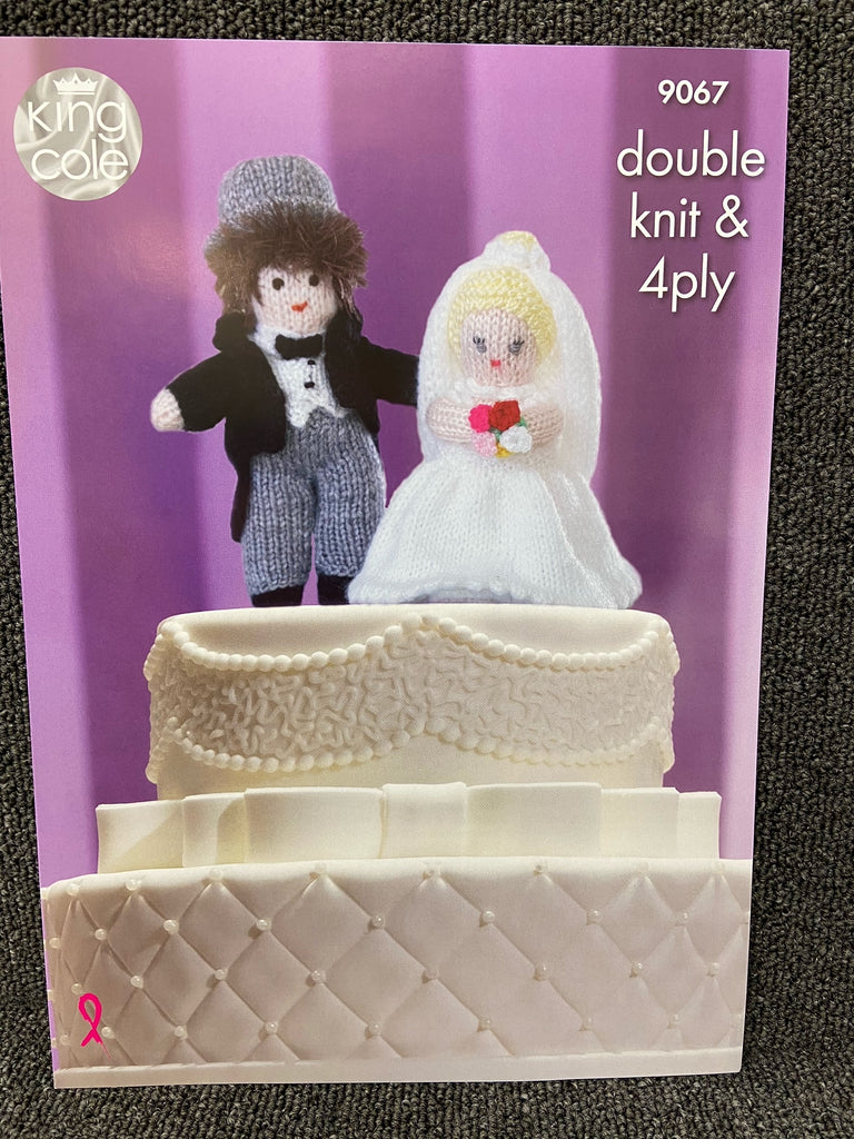 King Cole Wedding Couple Knitting Pattern 9067 – Fabric Shack Malmesbury