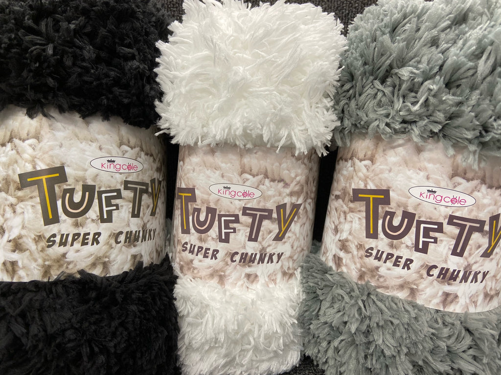 King Cole Tufty Super Chunky Wool/Yarn 200g Various Colours – Fabric ...