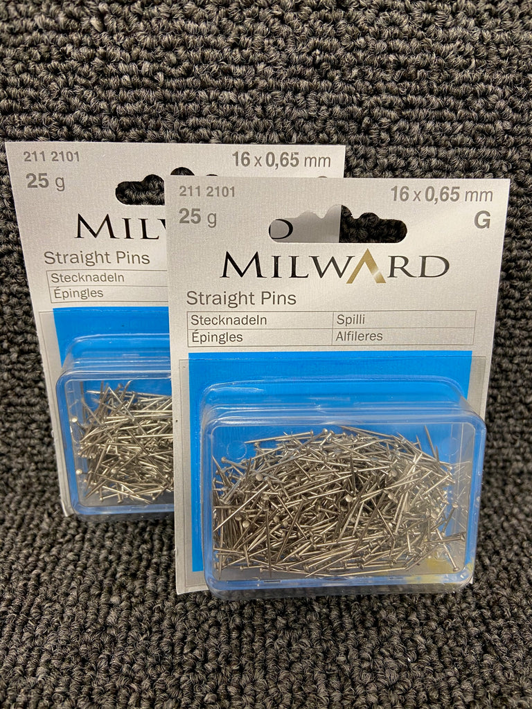 Milward Straight Pins 30mm/16mm – Fabric Shack Malmesbury