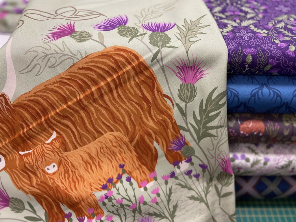 Lewis & Irene Loch Lewis Stag Antlers Blue on Blue Remaining Bolt End ...