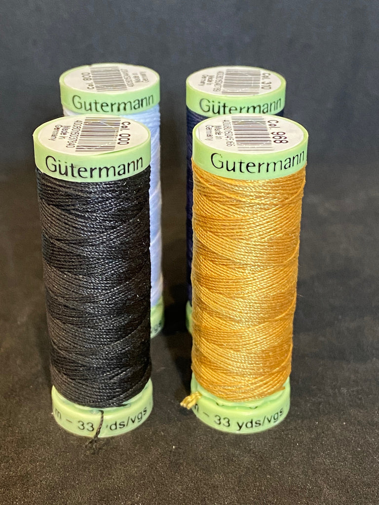Gutermann Top Stitch/Topstitching Thread 30m Various Colours – Fabric ...