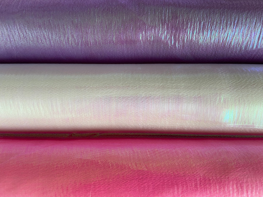 Rainbow Organza Various Colours by the 1/2 Metre – Fabric Shack Malmesbury