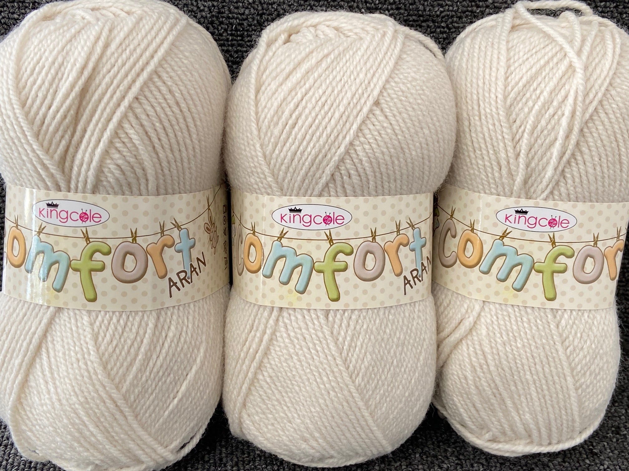 King Cole Comfort Aran Yarn 100g Various Colours – Fabric Shack Malmesbury