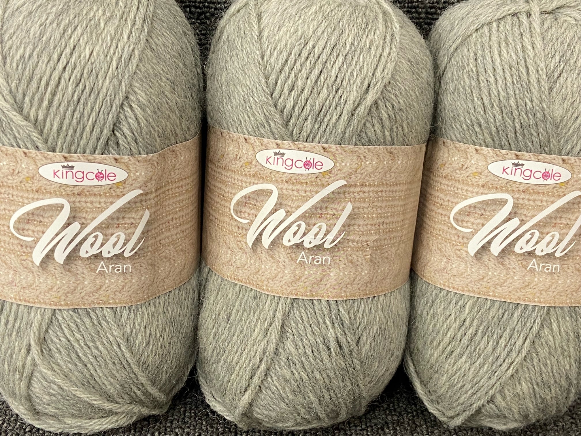 King Cole Aran 100% Superwash Wool Yarn 100g Various Colours – Fabric ...