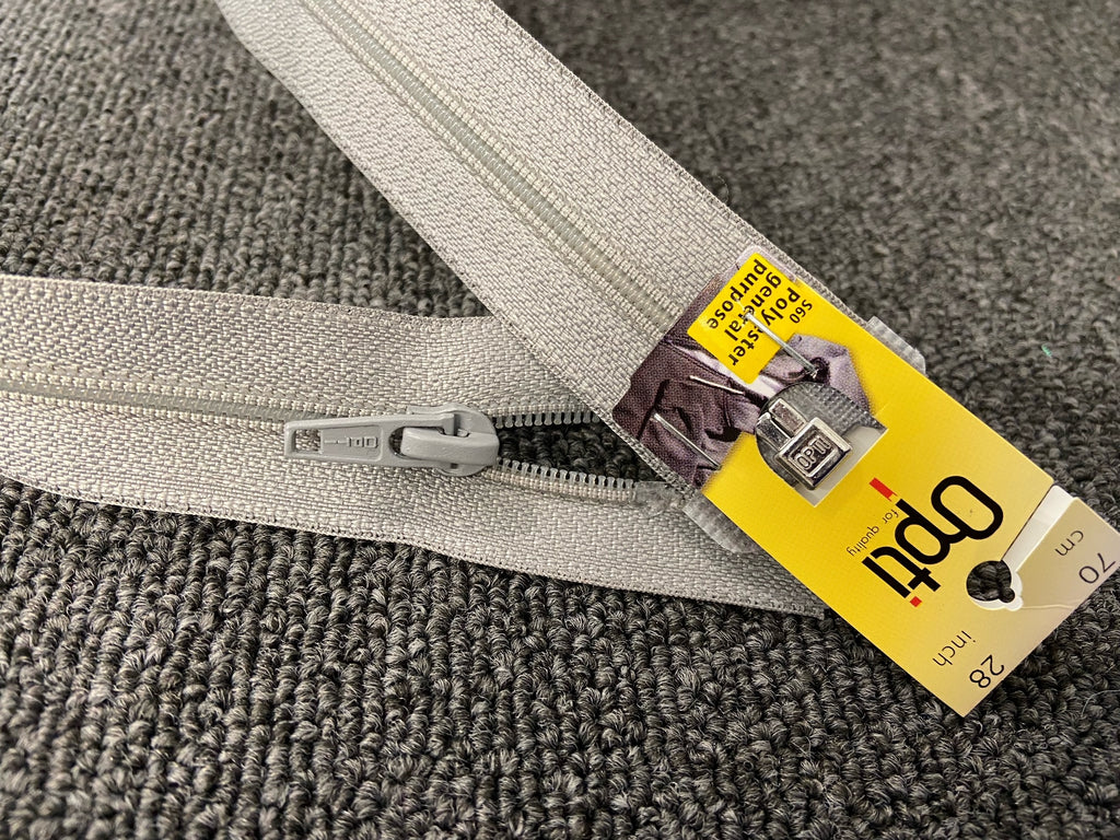Opti Open End General Purpose Zip 70cm/28" Various Colours – Fabric ...