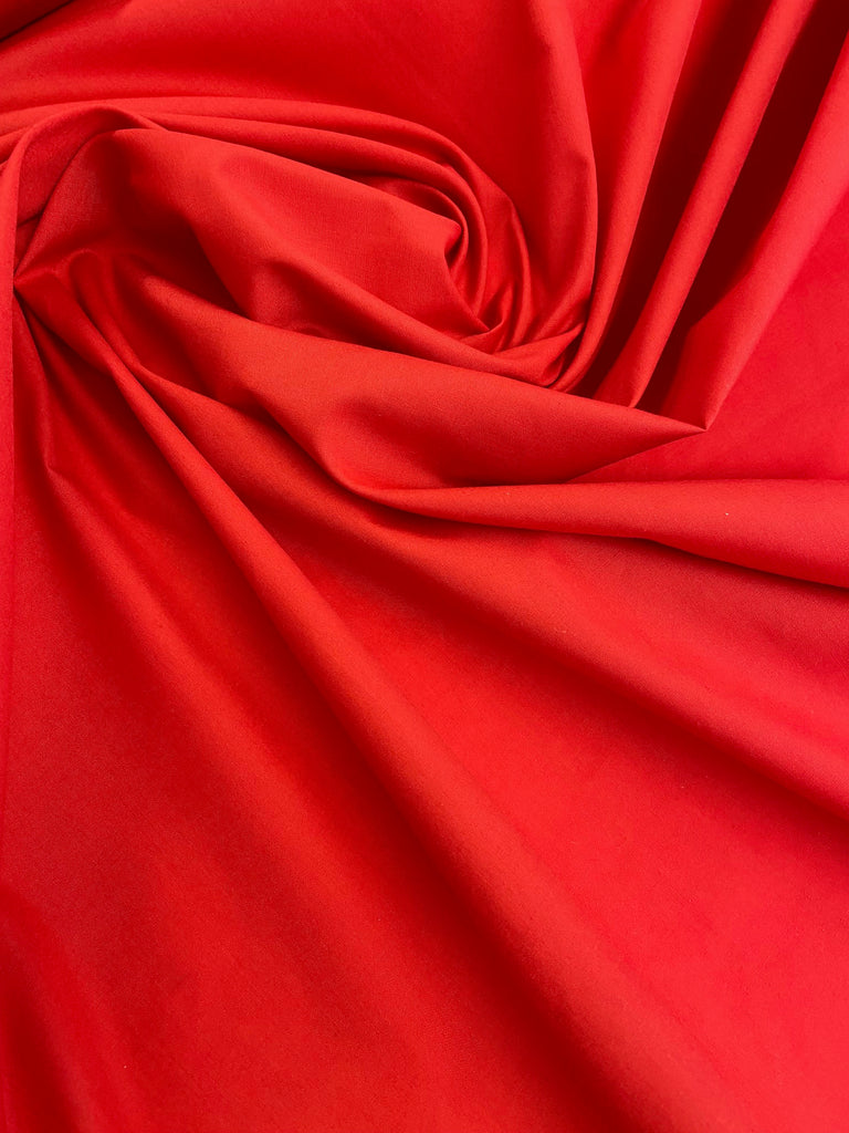 Plain Red Polycotton Fabric by 1/2 Metre – Fabric Shack Malmesbury