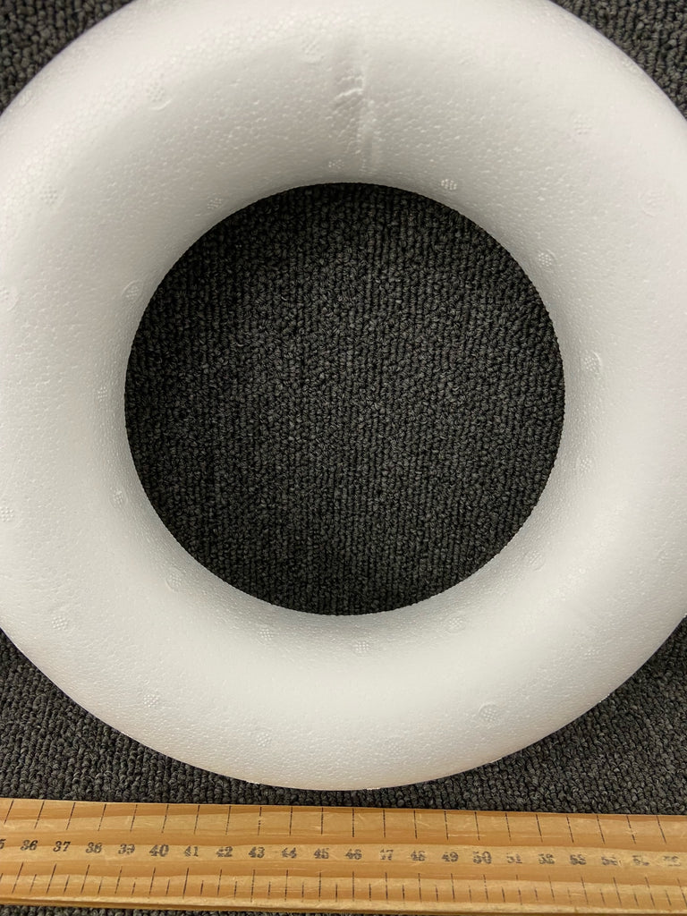 Polystyrene Half & Full Ring Wreath Base for Christmas & Other Decorat ...