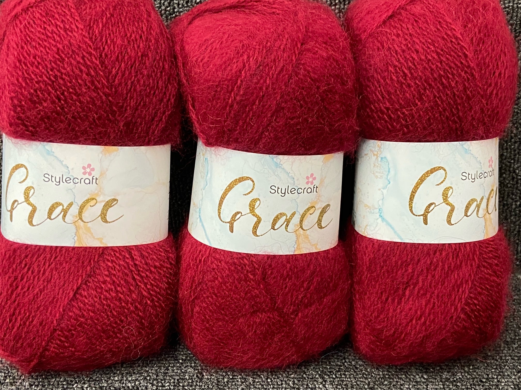 Stylecraft Grace Aran Mohair Wool Blend Yarn 100g Various Colours ...