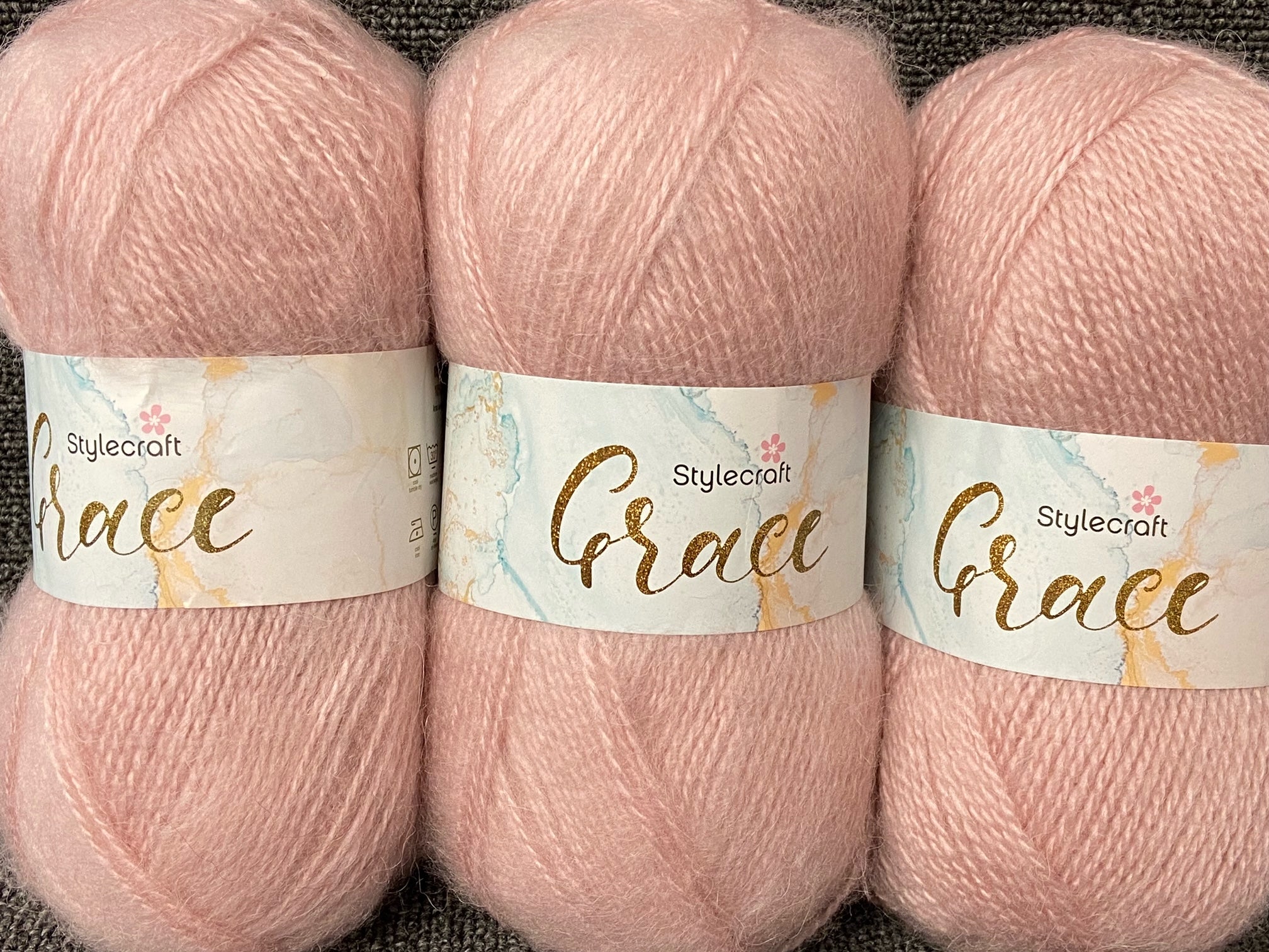 Stylecraft Grace Aran Mohair Wool Blend Yarn 100g Various Colours ...