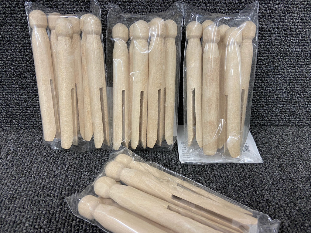Trimits Traditional Wooden Pegs for Peg Dolls Pack 6 – Fabric Shack ...